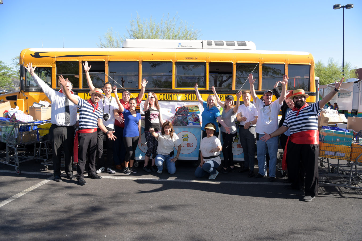 Thanks for helping us fill EIGHT buses with school supplies! | CIS Nevada