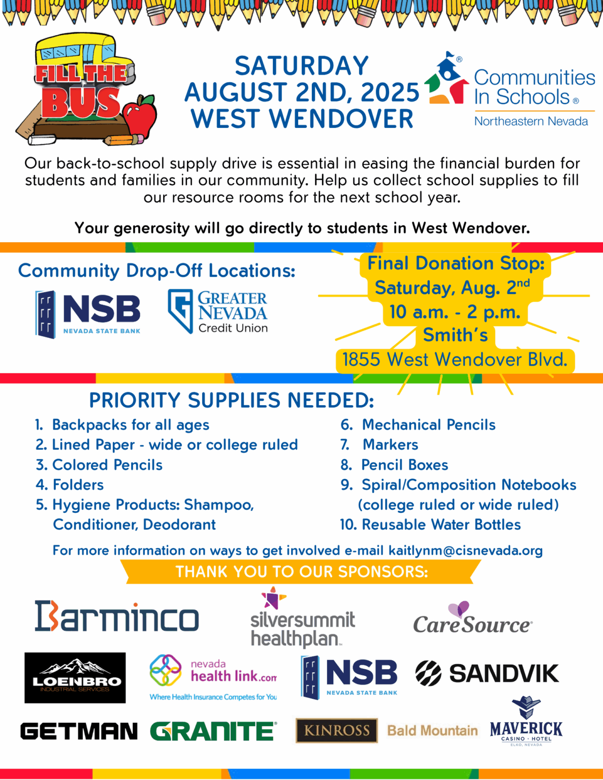 Fill the Bus in Wendover | CIS Nevada