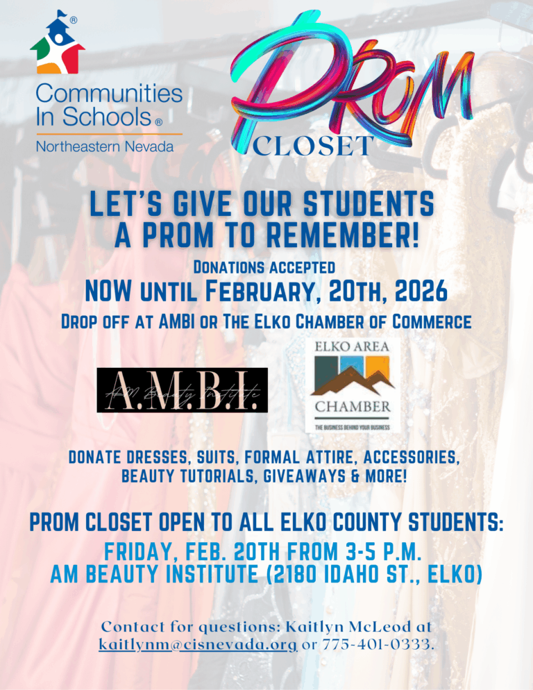 Elko Prom Closet 2026 | CIS Nevada